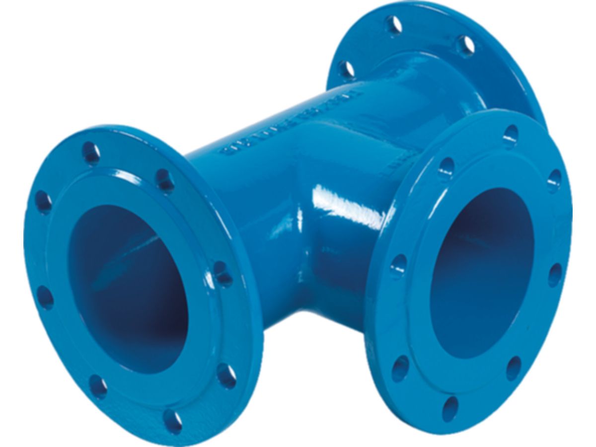 Flanschen-T-Stück PN 10/16 8510 DN 150/100 - Schwarz Stahl AG, Lenzburg