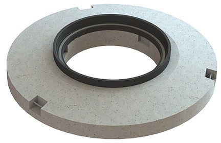 BEGU D400 NW 600 mit Sockel 1300 NIVOPLAN Pickelloch, o ...