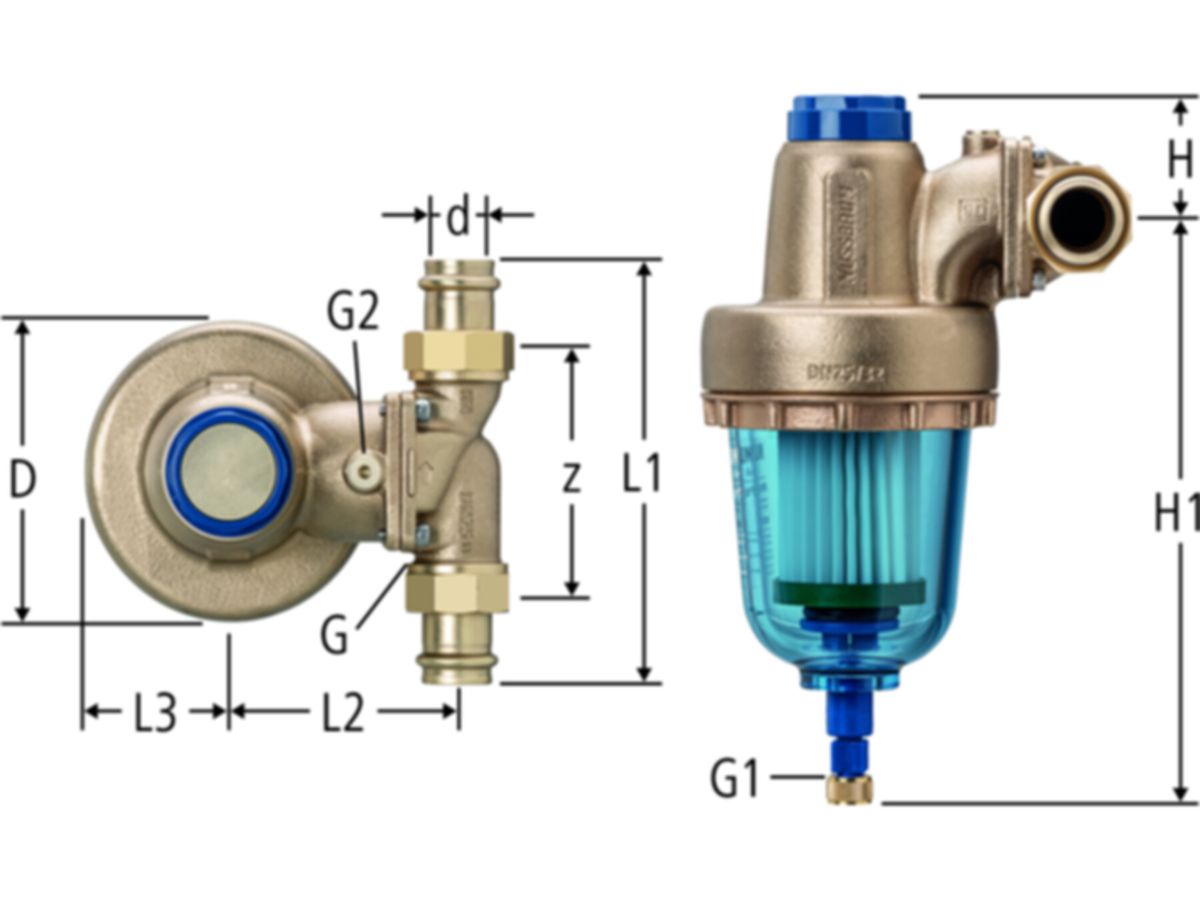 Feinfilter NUSSBAUM Optipress-Aquaplus - Schwarz Stahl AG, Lenzburg