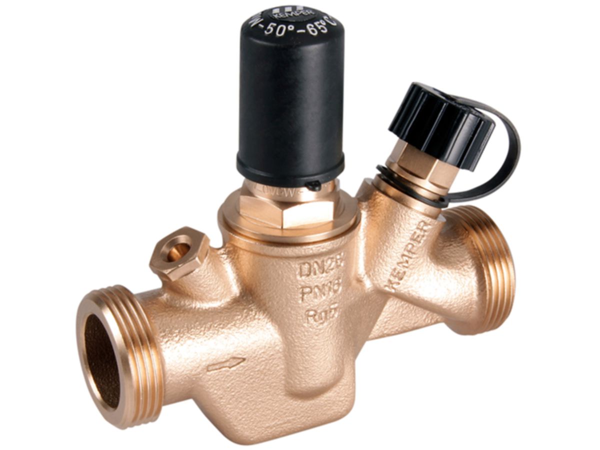 Zirkulations-Regulierventile KEMPER Multi-Therm 141 0G - Schwarz Stahl ...