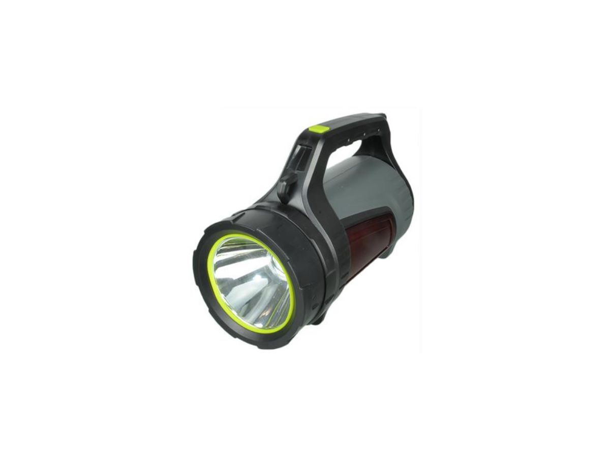 LED Akku Handlampe 850 Lumen, mit Handgriff, 3 Einstellungen - Schwarz ...