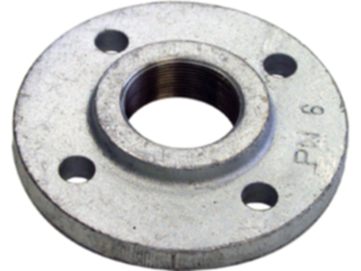 Gewindeflanschen (VSM 18685) PN 6 NW 25 x 1" DIN 2565 verzinkt ...