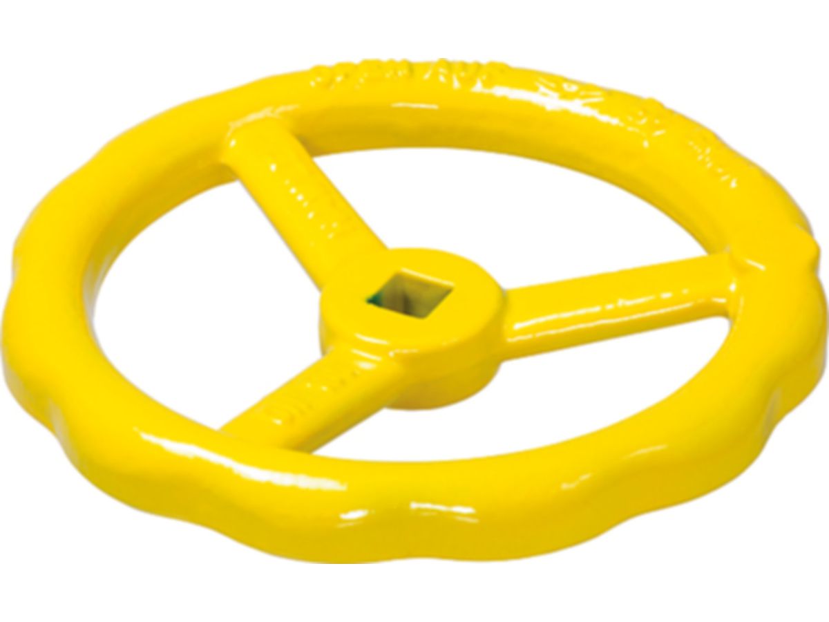 Handrad EWS-beschichtet Gas 7806 DN 400/500 d 600mm - Schwarz Stahl AG ...