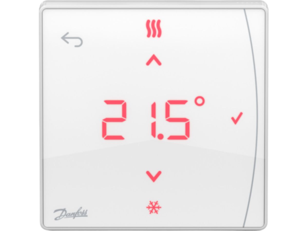 Funk Raumthermostate Danfoss Icon2 Display Rt Schwarz Stahl Ag Lenzburg