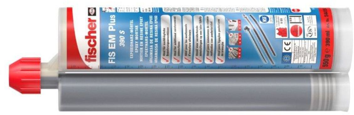 Fischer Epoxidharz Mörtel FIS EM Plus 390 S 390 ml , inkl. 2 ...
