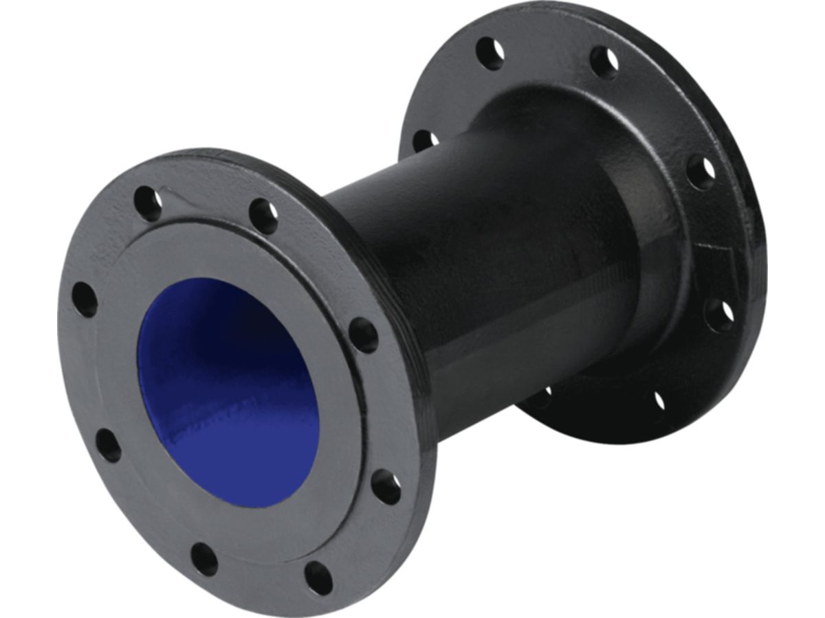 Flanschen-Rohr mit 2 Flanschen Typ FF DN 80 Länge = 1500mm PN 10/16 ...