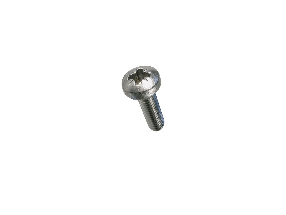Linsenschr Pozi INOX A2 BN81882 DIN7985A M2,5x4 - Schwarz Stahl AG ...