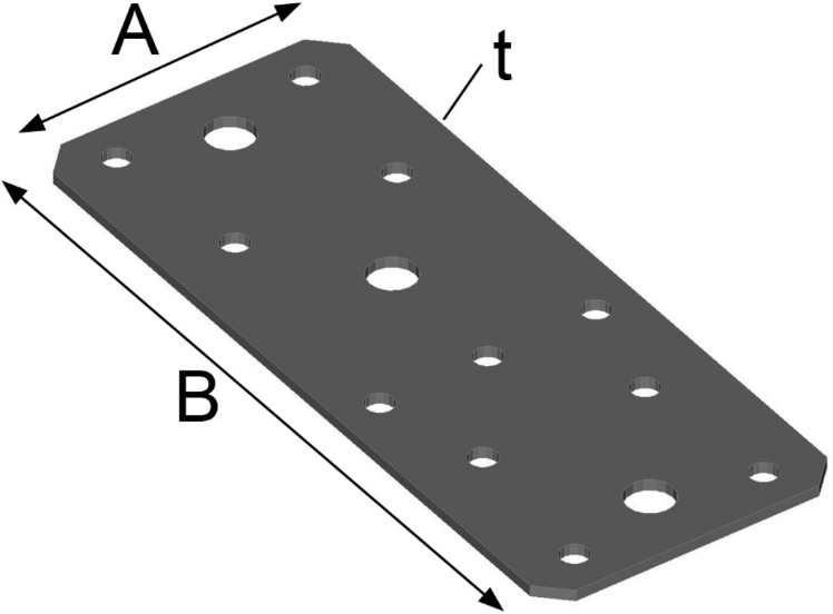 SIMPSON FLV Flachverbinder 40x100x2.5mm, verzinkt - Schwarz Stahl AG ...