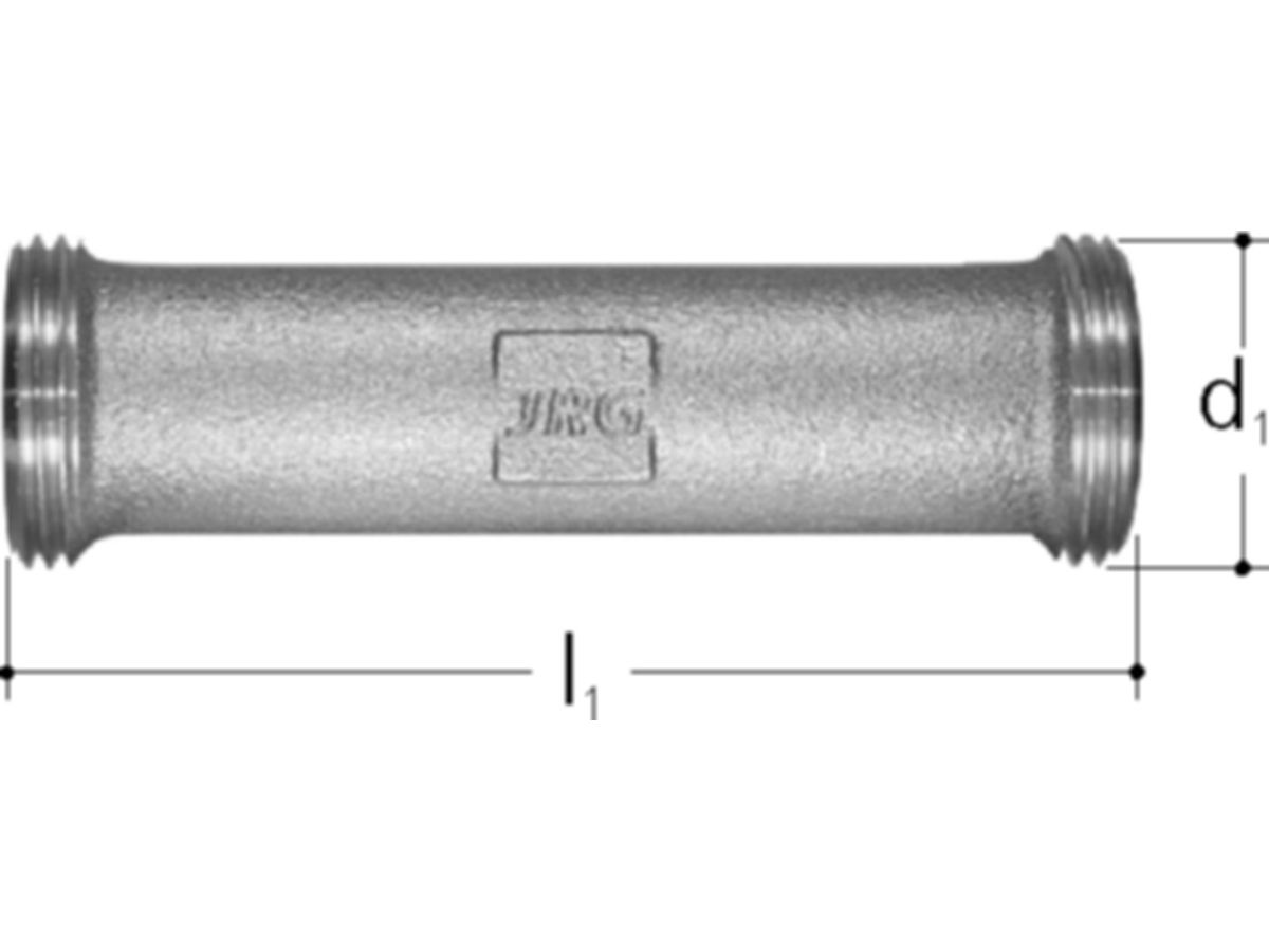 Zwischenstücke +GF+ JRG Sanipex - Schwarz Stahl AG, Lenzburg