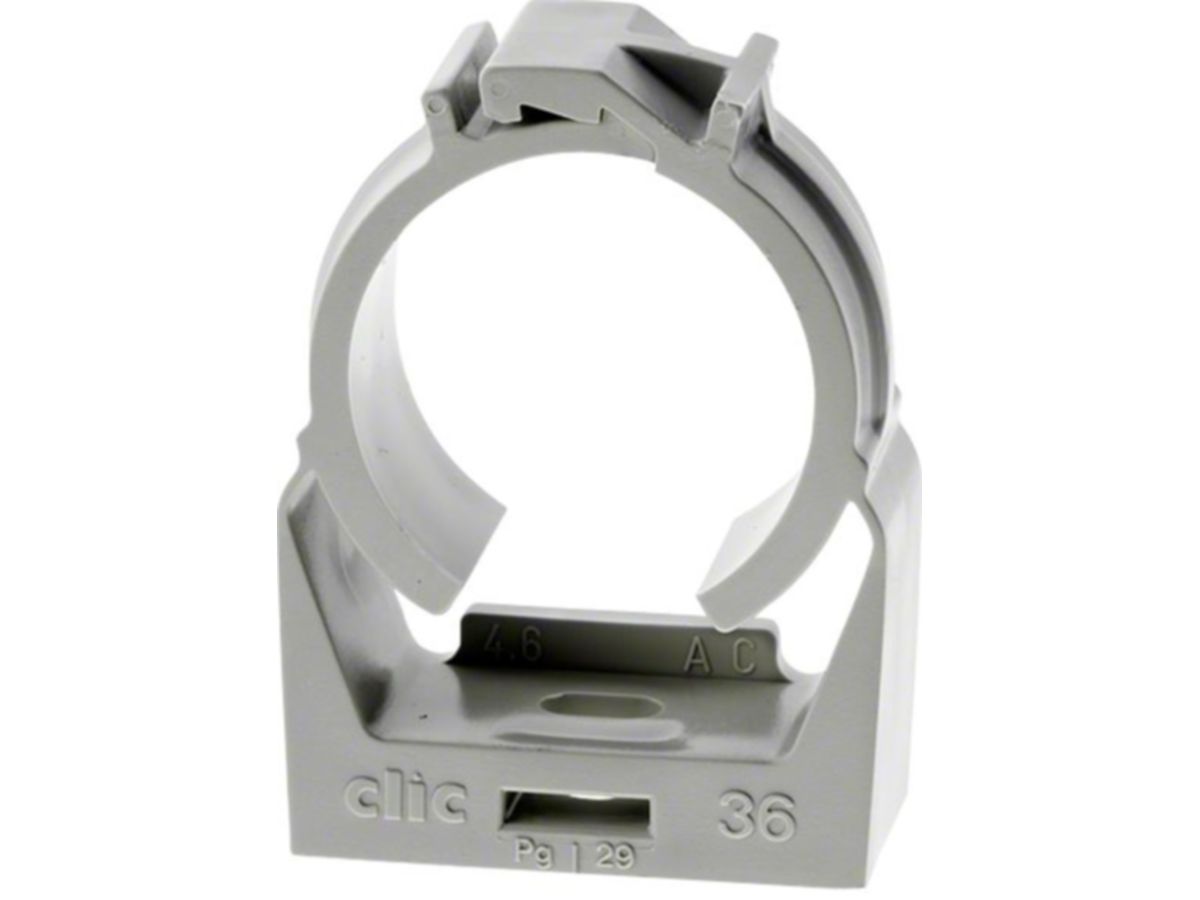 Kunststoff-Rohrschellen CLIC - Schwarz Stahl AG, Lenzburg