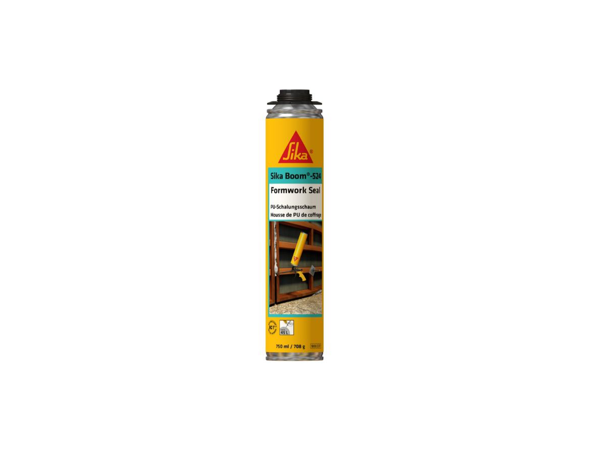 Sika Boom-524 Formwork Seal PU-Schalungsschaum, Dose à 750ml - Schwarz ...