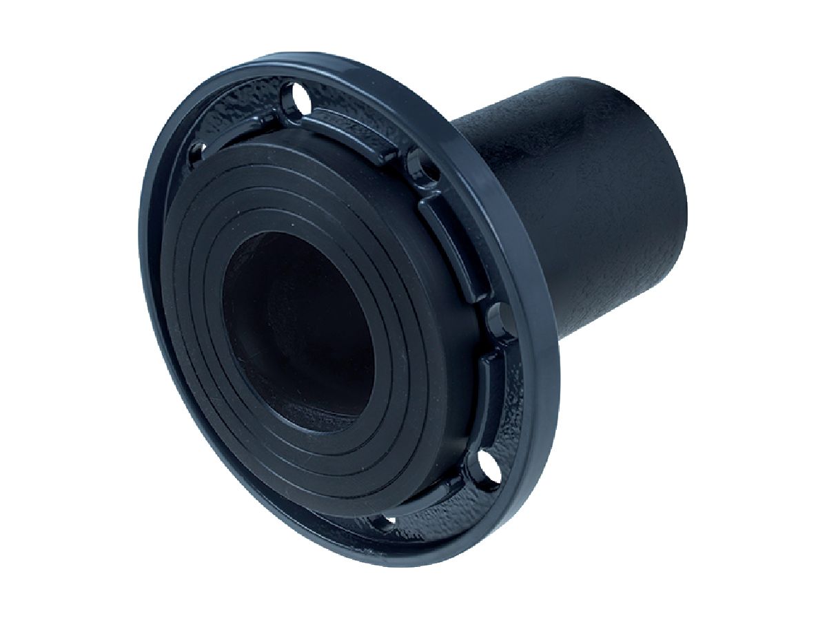 Losflansch mit PE-Anschweissende 3101 DN 200 / d 225m PN 25 - Schwarz ...