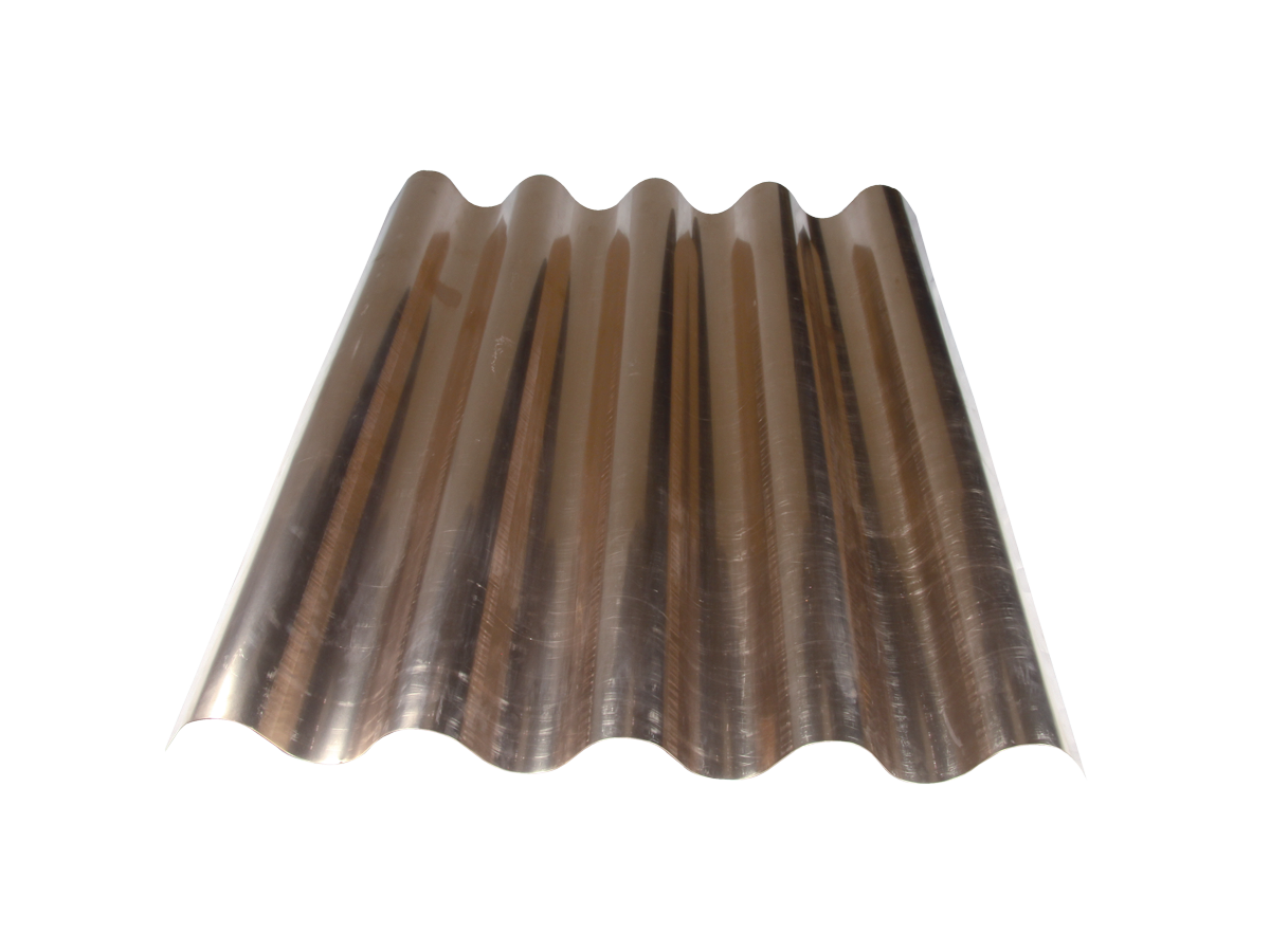 Wellblech 5-wellig 1000 mm 306 zu Eternit grosswellig - Schwarz Stahl ...