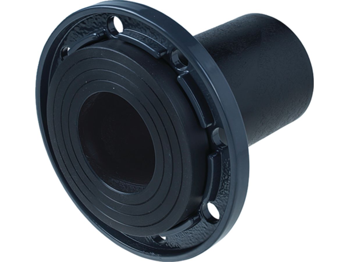 Losflansch mit PE-Anschweissende 3101 DN 80 / d 90mm PN 16 - Schwarz ...
