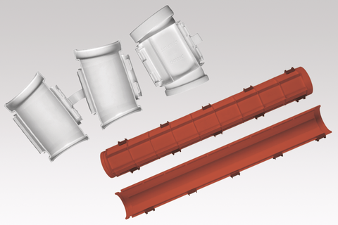 Halbschalen - Schwarz Stahl AG, Lenzburg
