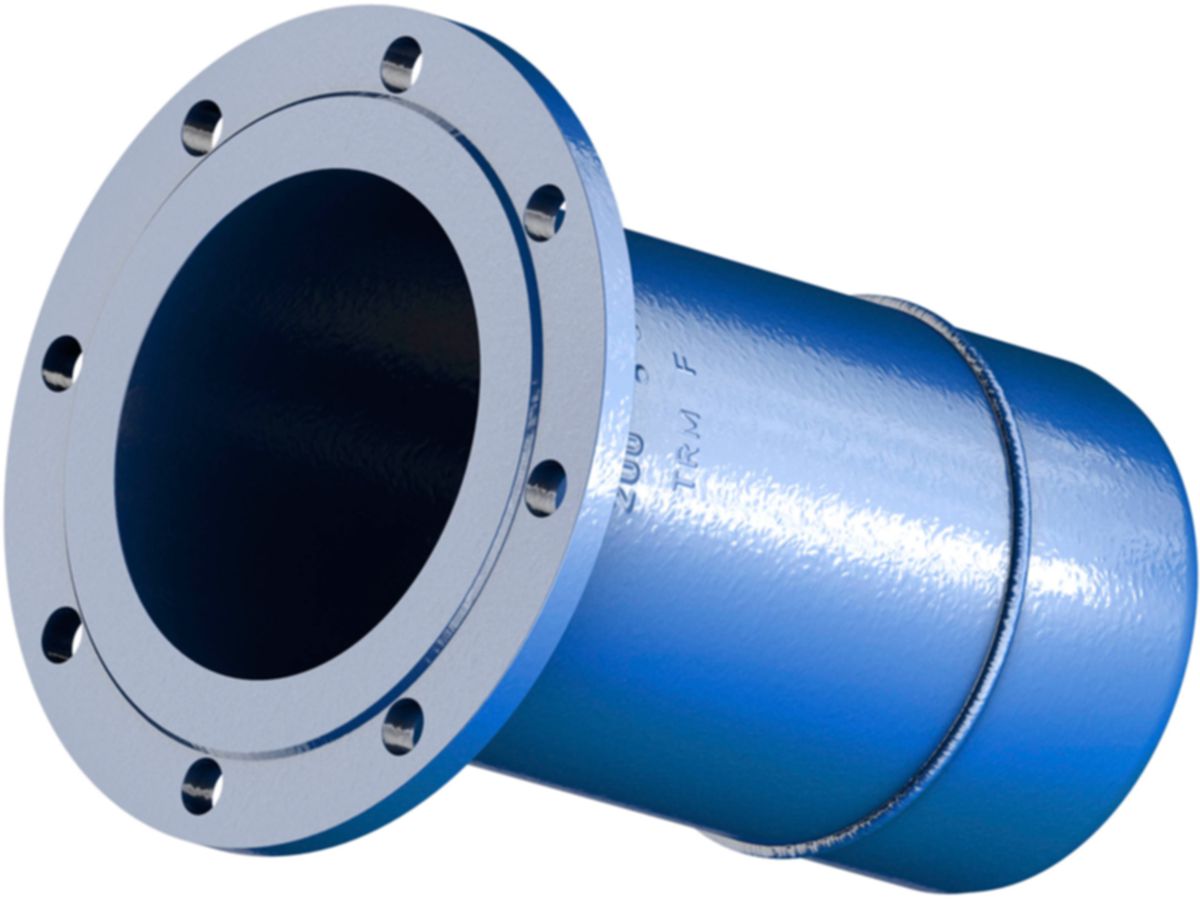 Flansch-Spitzstück F VRS-T Epoxy PN10/16 DN 150 - Schwarz Stahl AG, Lenzburg